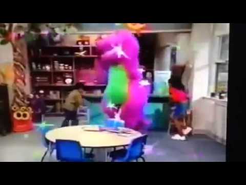 Barney comes to life (Bunches of Boxes!) - YouTube