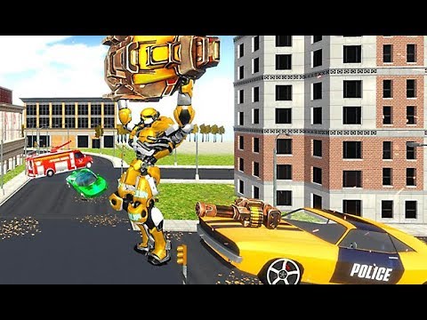 US Robot Police Car Transforming 19 - Level 4 - YouTube
