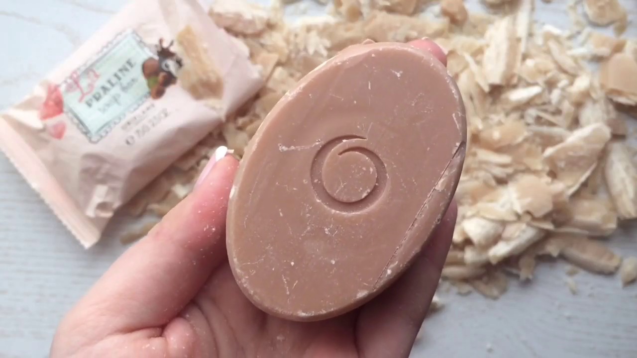 Burnt praline soap ORIFLAME /Satisfying video/SOAP ASMR/cutting soap/no ...