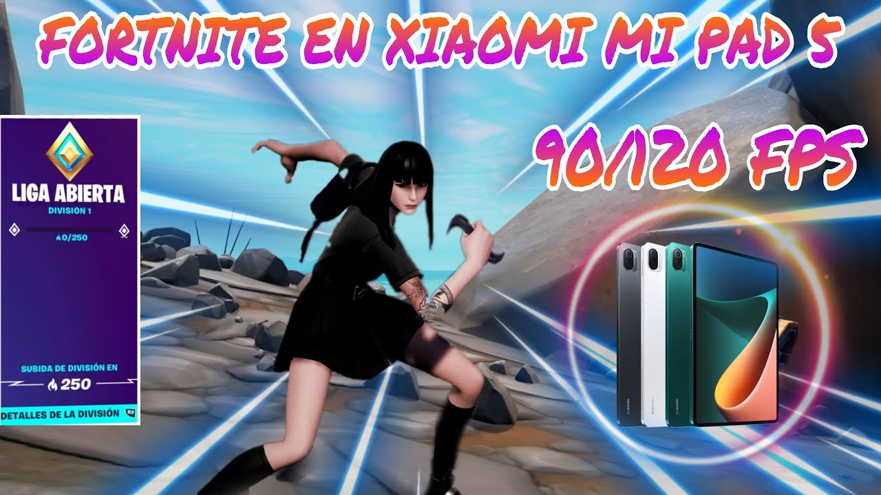 FORTNITE en Xiaomi Mi Pad 5 (90/120) FPS, Modo arena. - YouTube