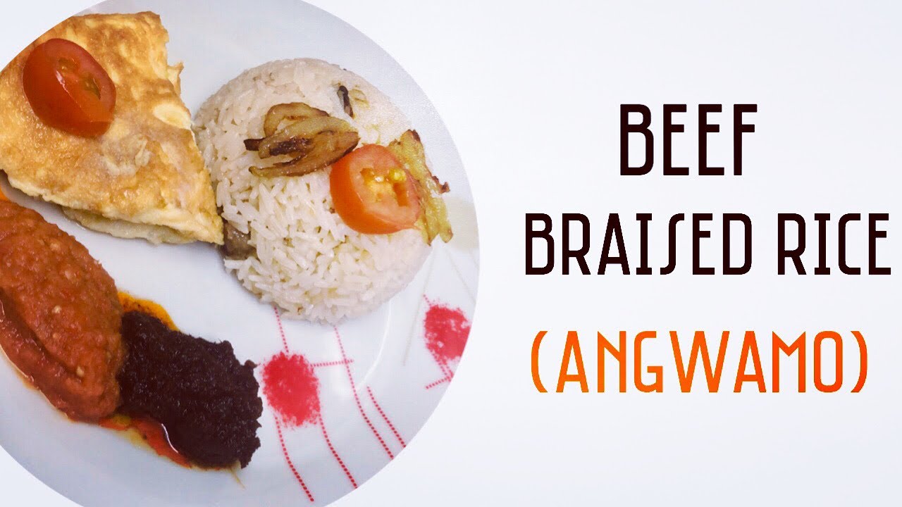 Beef Braised Rice | Beef Angwamo | Simple Angwamo - YouTube