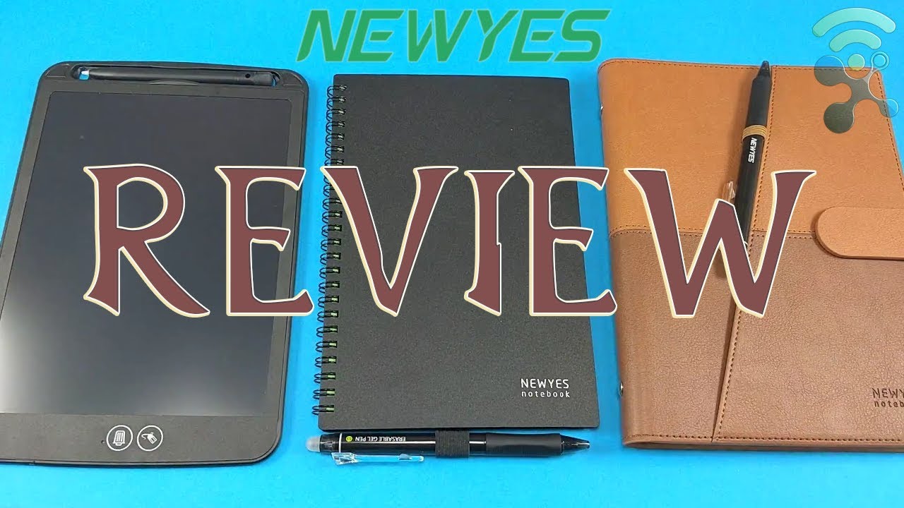 NEWYES Review ️ LCD Writing Board and Reusable Notebook - YouTube