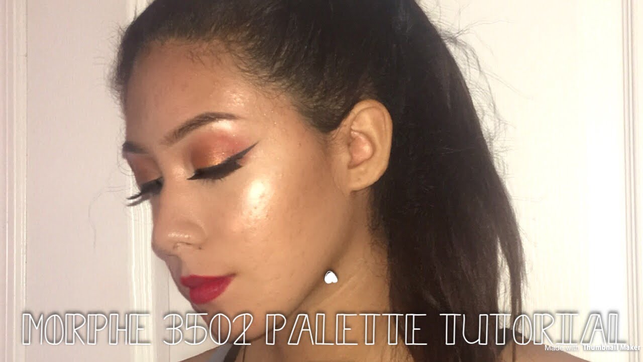 Morphe 3502 Palette Tutorial | Bronzed Eyeshadow - YouTube