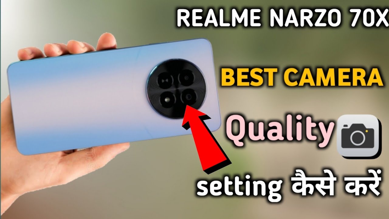 Realme narzo 70x 5g best camera setting || Realme narzo 70x camera ...