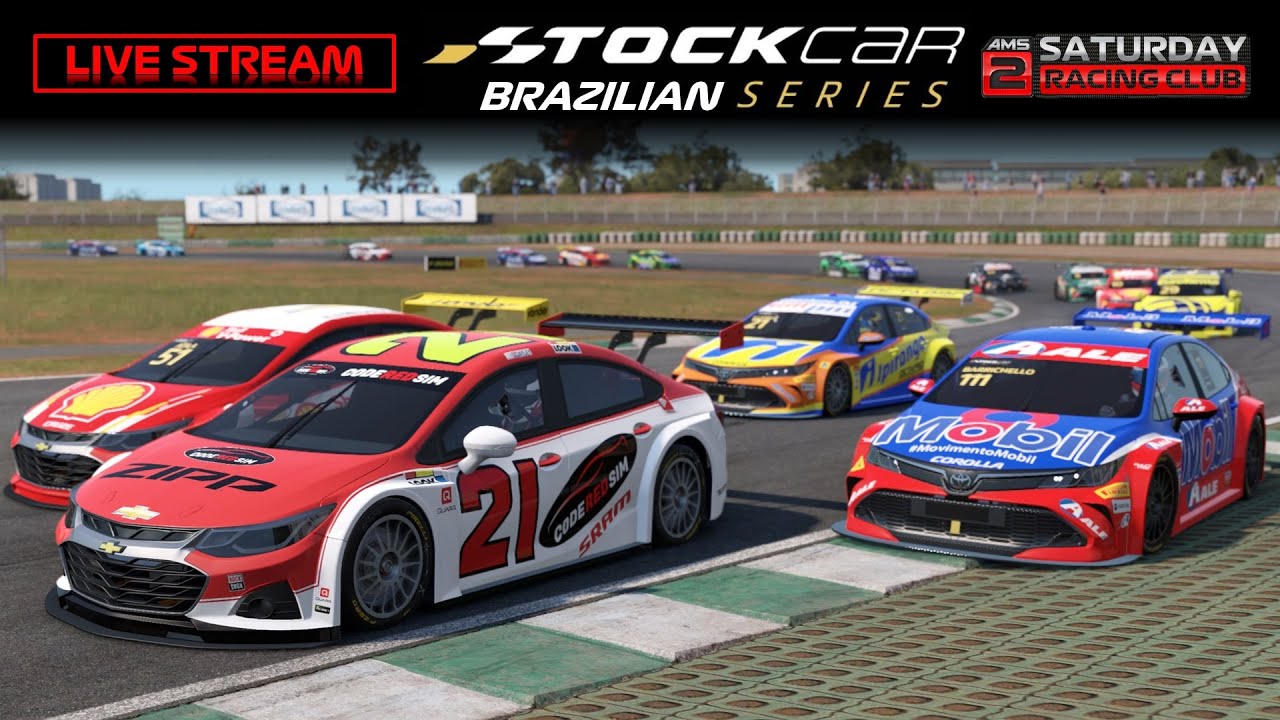 Live Stream: AMS2 Saturday Racing Club - Brazilian Stock Cars - YouTube