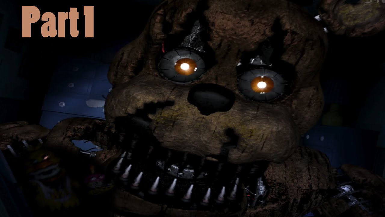 TOO MUCH SCREAMING || Five nights at Freddy's 4 night 1 - YouTube