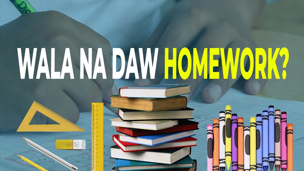 No Homework Policy, agree ka ba dito? - YouTube