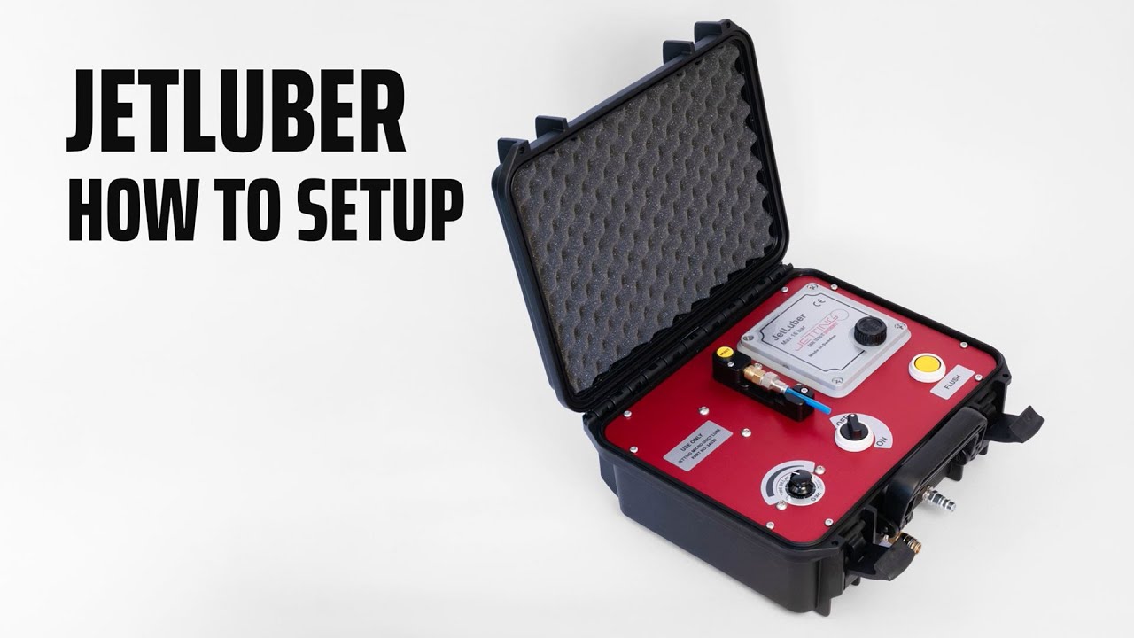 How To Use Jetting Jetluber Lubrication Unit - YouTube
