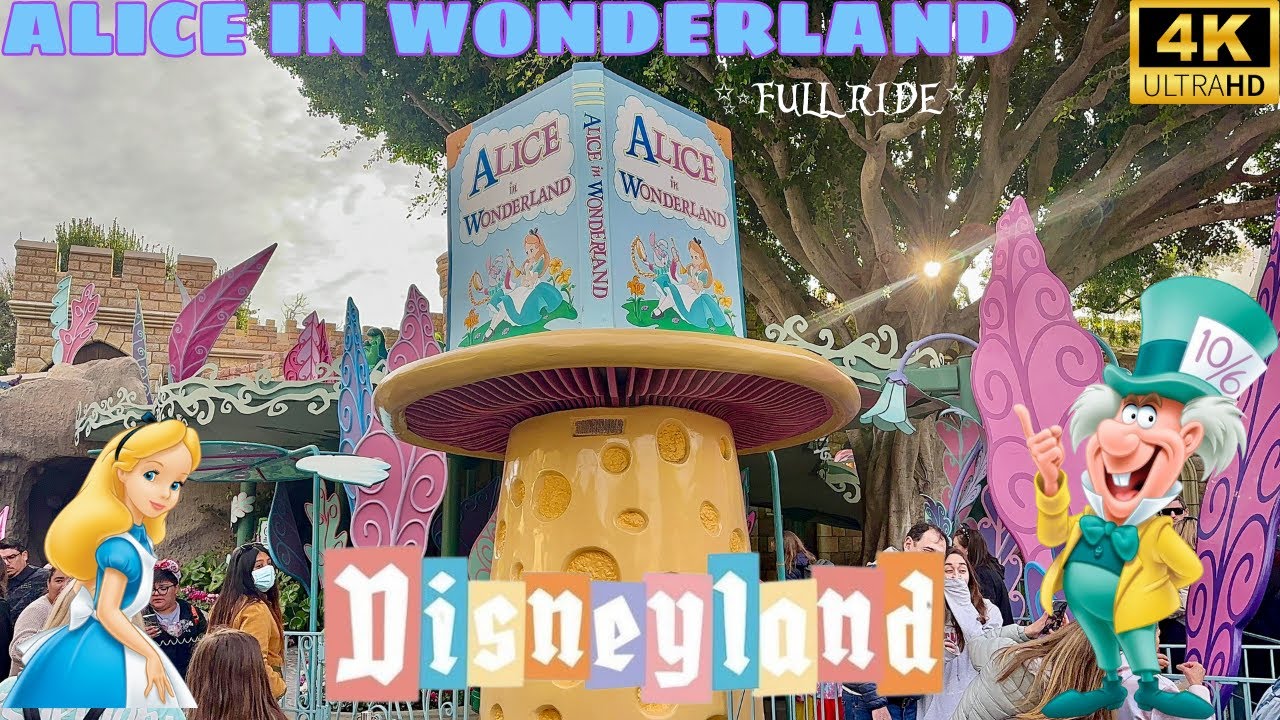 Alice in Wonderland Ride in Disneyland - YouTube