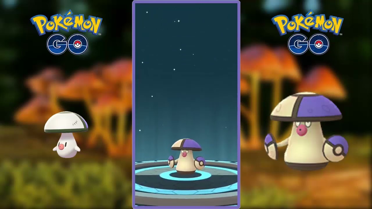 Foongus Shiny Evolución a Amoonguss Shiny - YouTube