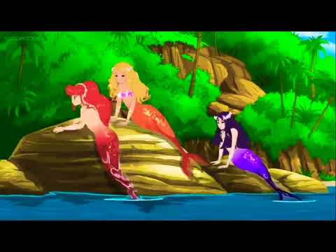 Cleo, Emma & Rikki become mermaids for the first time! (H2O mermaid adventures)