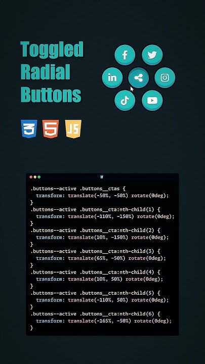 Toggled Radial Buttons Using Js Css And Html🧑💻 Coding Programming Csstricks Htmlcss