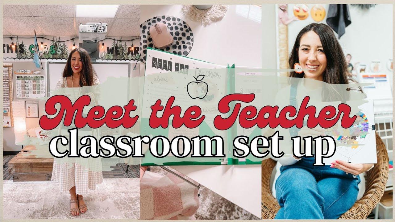 Meet the Teacher Set Up 2nd Grade Classroom - YouTube