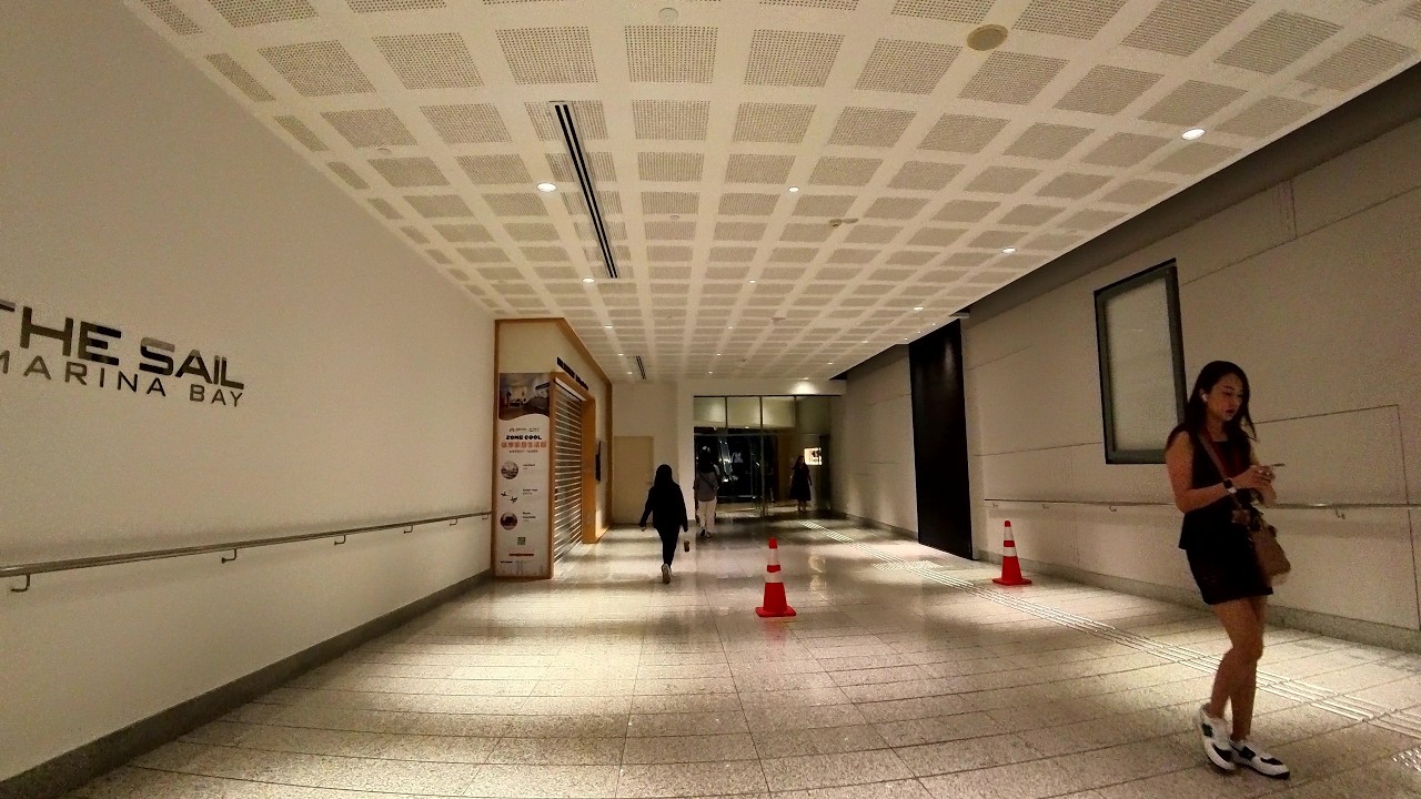 Fully sheltered walk from Downtown MRT Station (DT17) to CapitaSky | March 2025 - YouTube