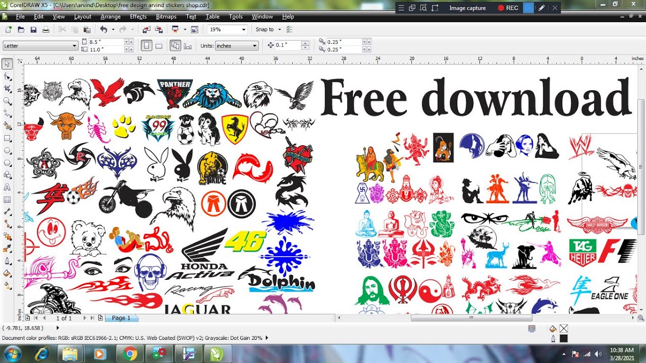 flexisign 8.1 free stickers dedsign download Ranjeet arts pamgarh - YouTube