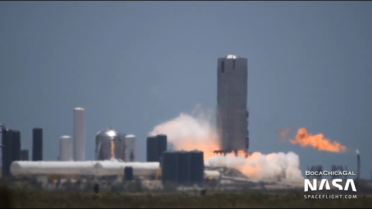 NSF YT Member Preview - SN4 Static Fire 3 Raw - YouTube