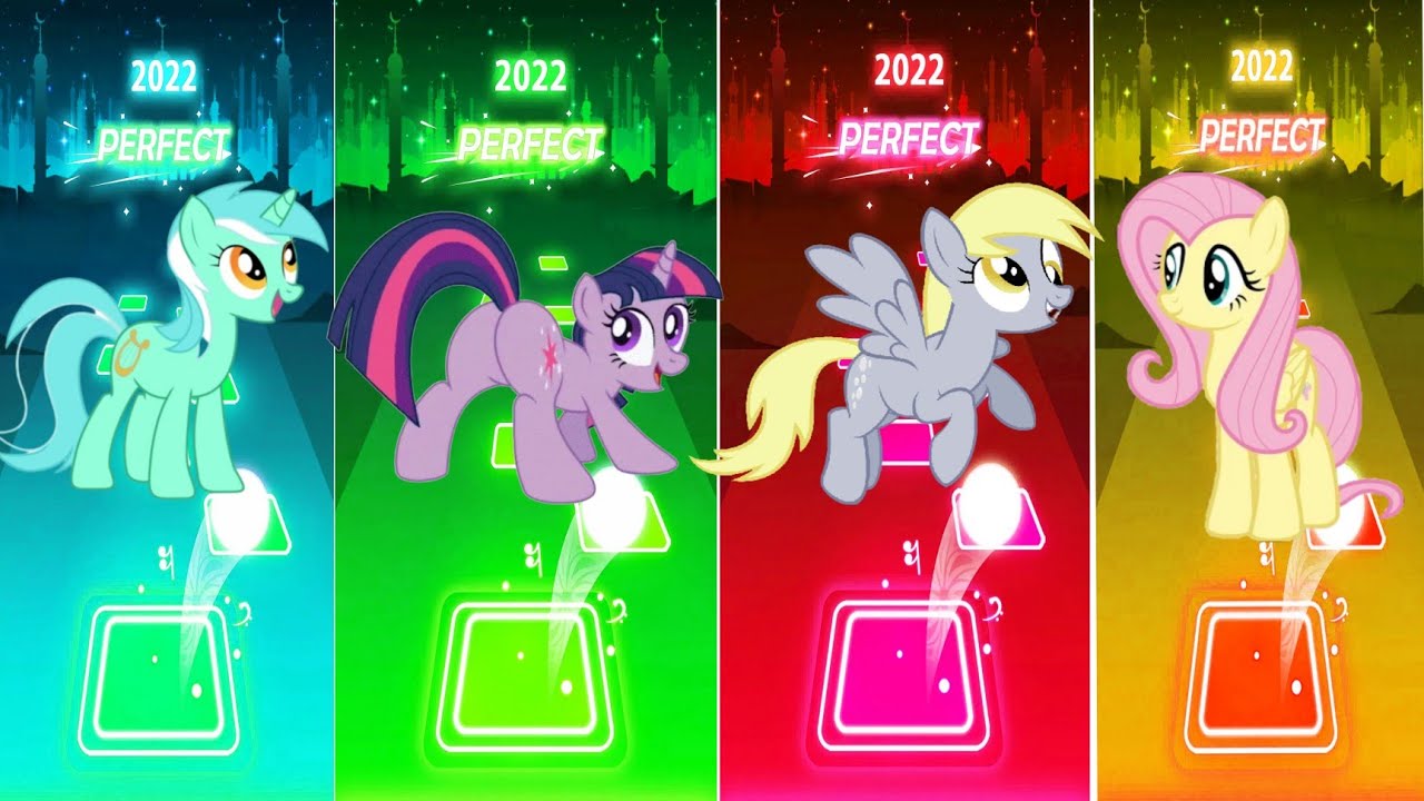 Derpy Hooves - Mlp - Twilight Sparkle - Fluttershy Song Tiles Hop EDM ...