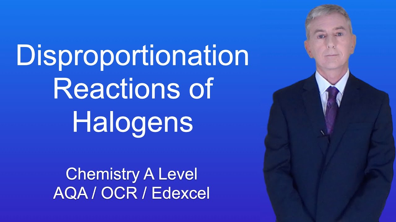 A Level Chemistry Revision "Disproportionation Reactions of Halogens ...