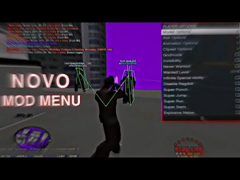 SAIU!!! NOVO MOD MENU SAMP COMPLETO COM NOVAS FUNÇÕES PARA DESTRUÍ ...