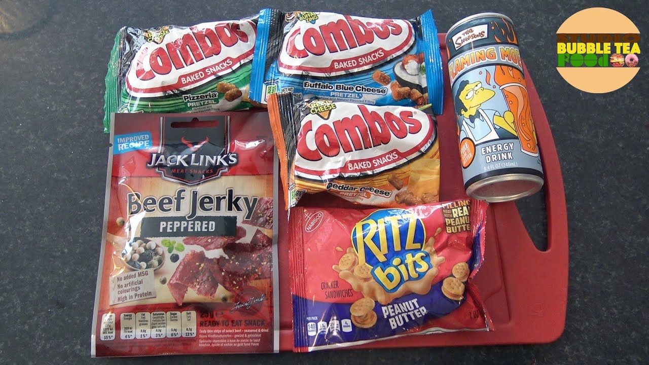 [SNACK] - Assortiment US et UK salés et Flaming Moe Simpsons - Studio ...