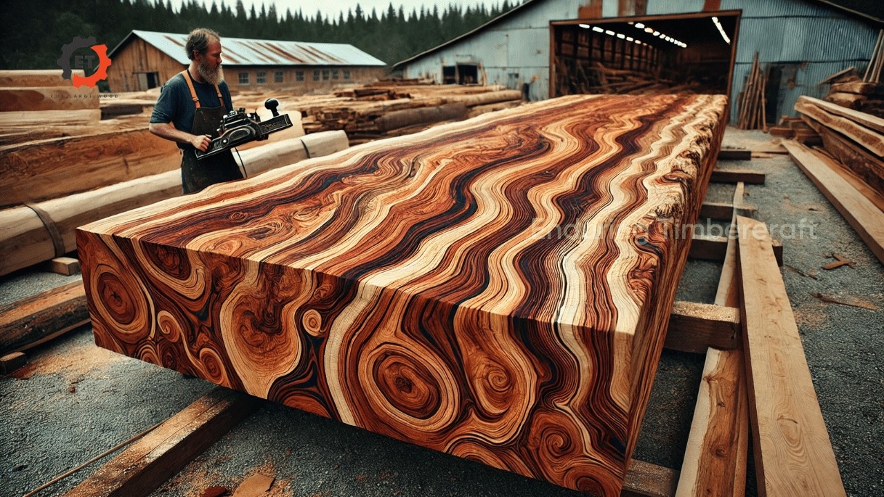Carving Nature: Transforming Raw Timber into Elegant Dining Tables ...