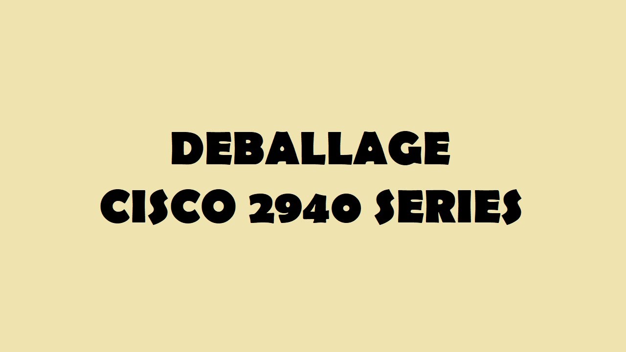 UNBOXING SWITCH CISCO 2940 SERIES - YouTube