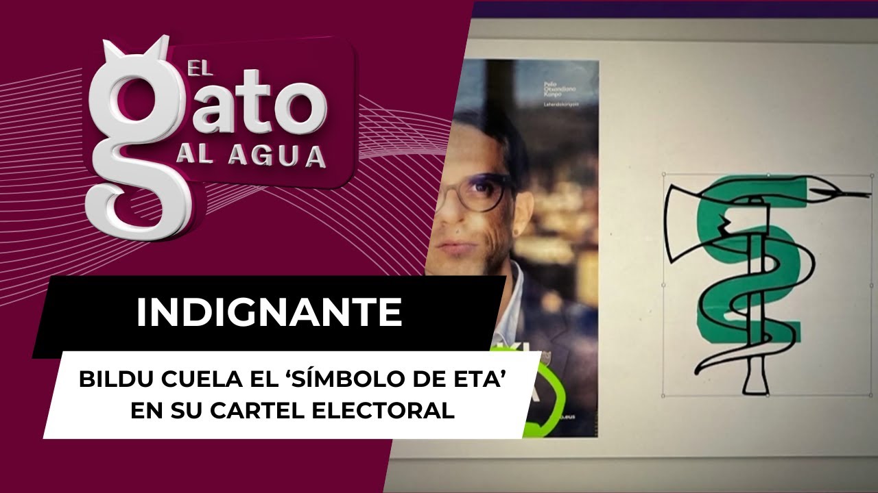 Bildu cuela el ‘símbolo de ETA’ en su cartel electoral - YouTube