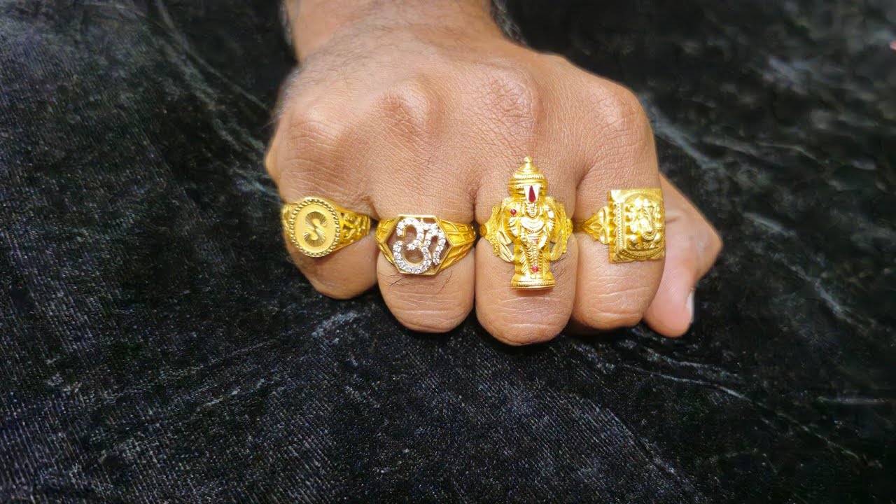 my brother gold ring colletion #cmrjewellery #joyalukkasjewellery# ...