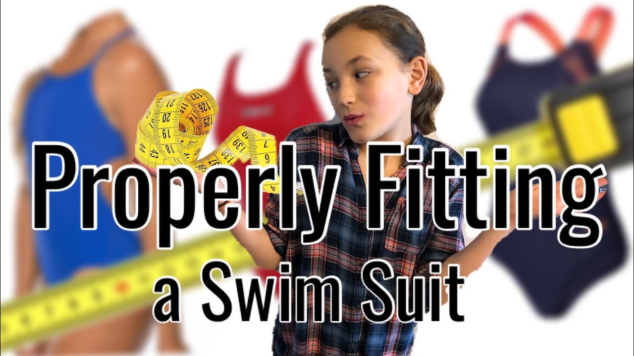 How to PROPERLY fit a SWIM SUIT - YouTube