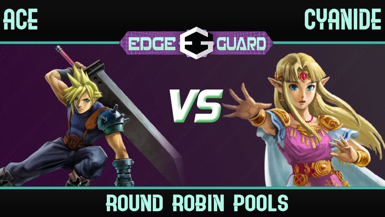 Ace (Cloud) vs Cyanide (Zelda, Pac-Man) - Edge Guard 70 RR Pools - YouTube