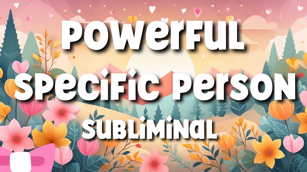 Most Powerful Specific Person Subliminal To Manifest Love Marriage ...