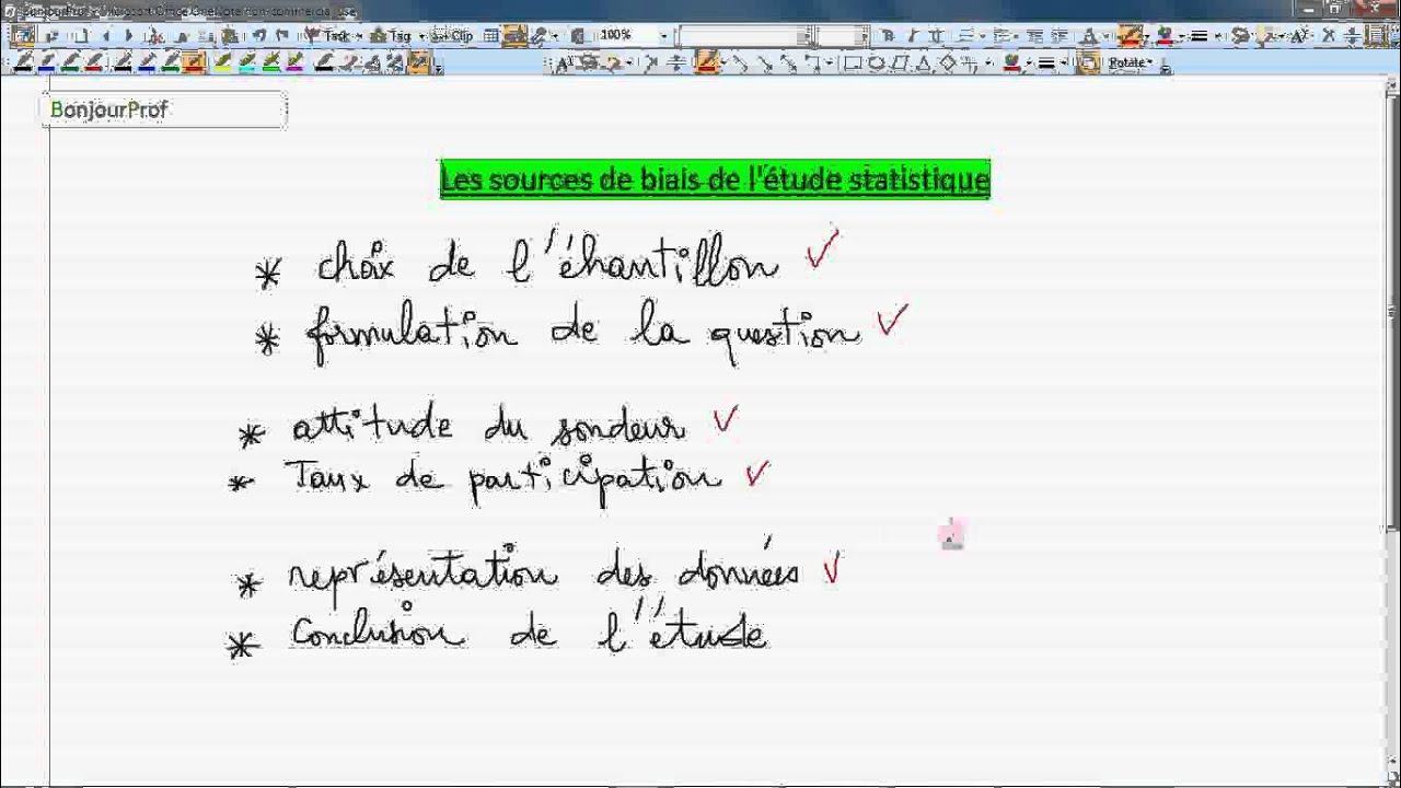 Secondaire 3 Québec Statistique : 7-3 Les sources de biais de l'étude ...