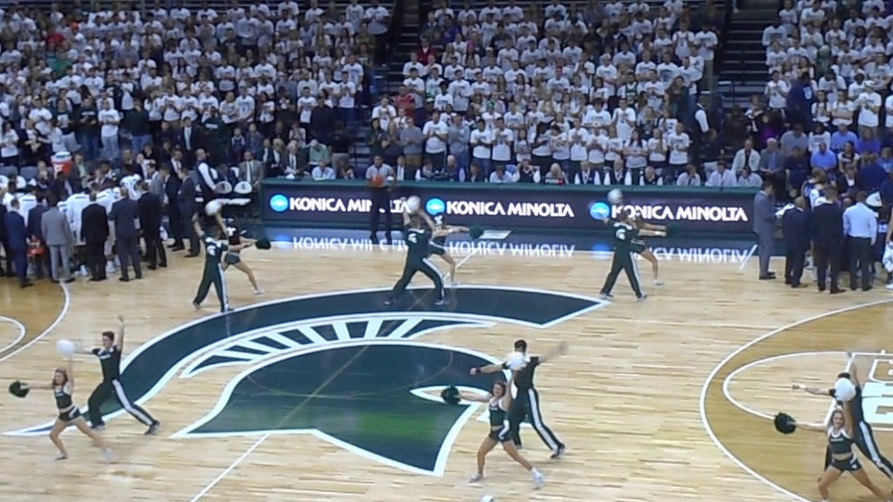 2016 MSU Hoops preseason Courtside Signage Breslin - YouTube
