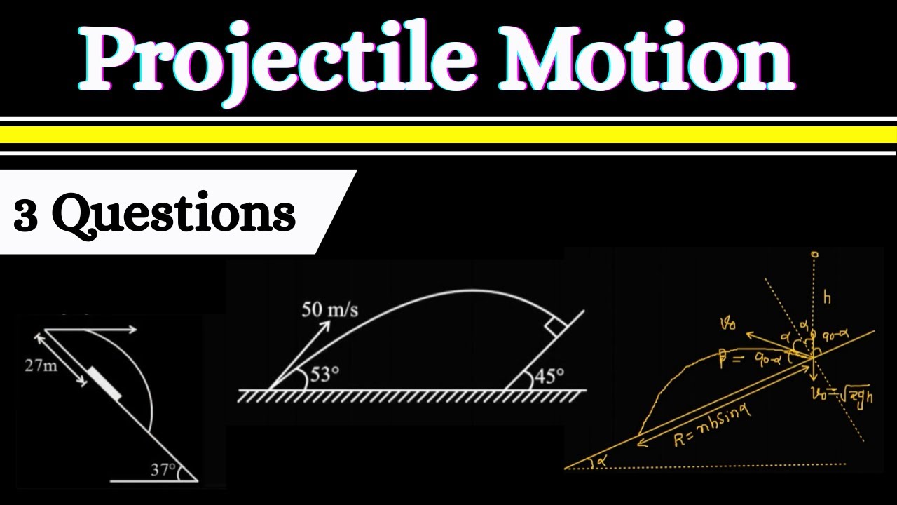 3 JEE Advanced Physics Problems to MASTER Projectile Motion in ...
