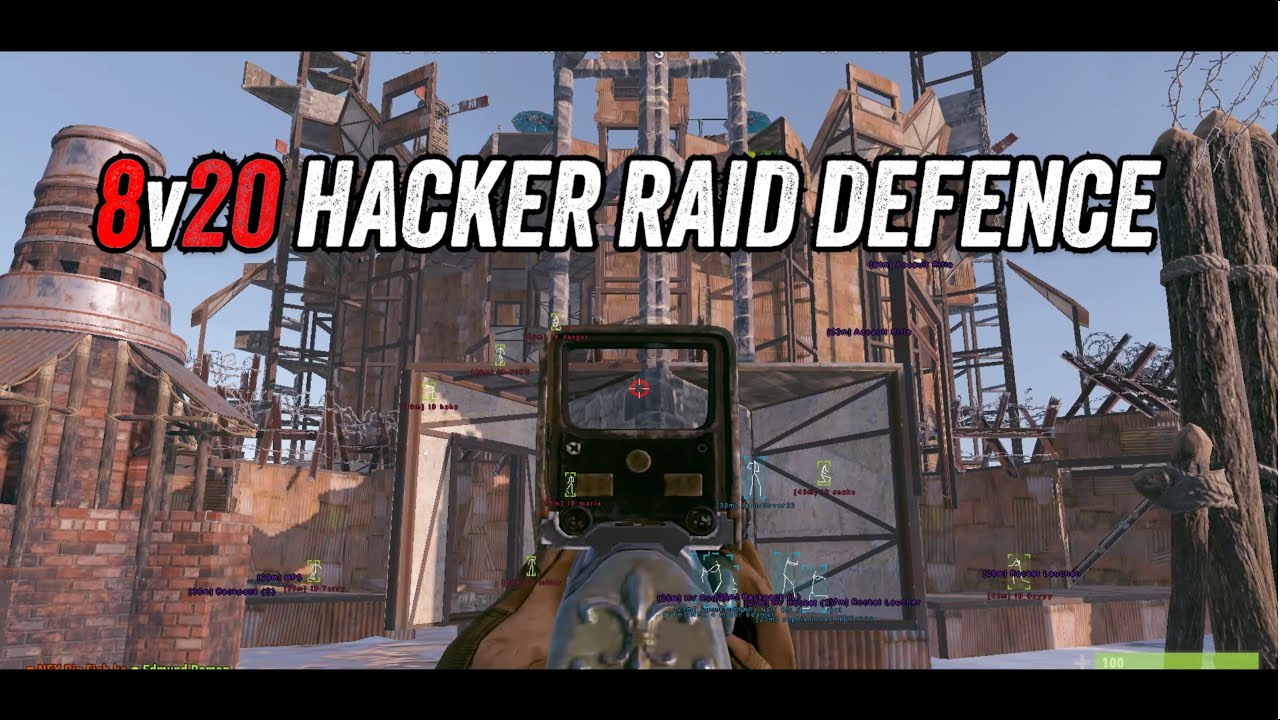 RUST OFFLINE RAID DEFENCE vs ZERG (8v20) | WIPEDAY PROGRESSION | VITAL ...