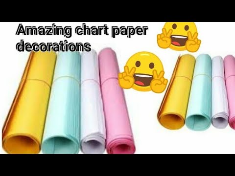 Chart paper decorations project | chart paper decorations | corners ...
