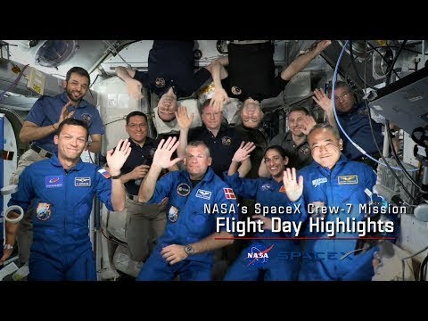 NASA’s SpaceX Crew 7 Flight Day 2 Highlights - YouTube