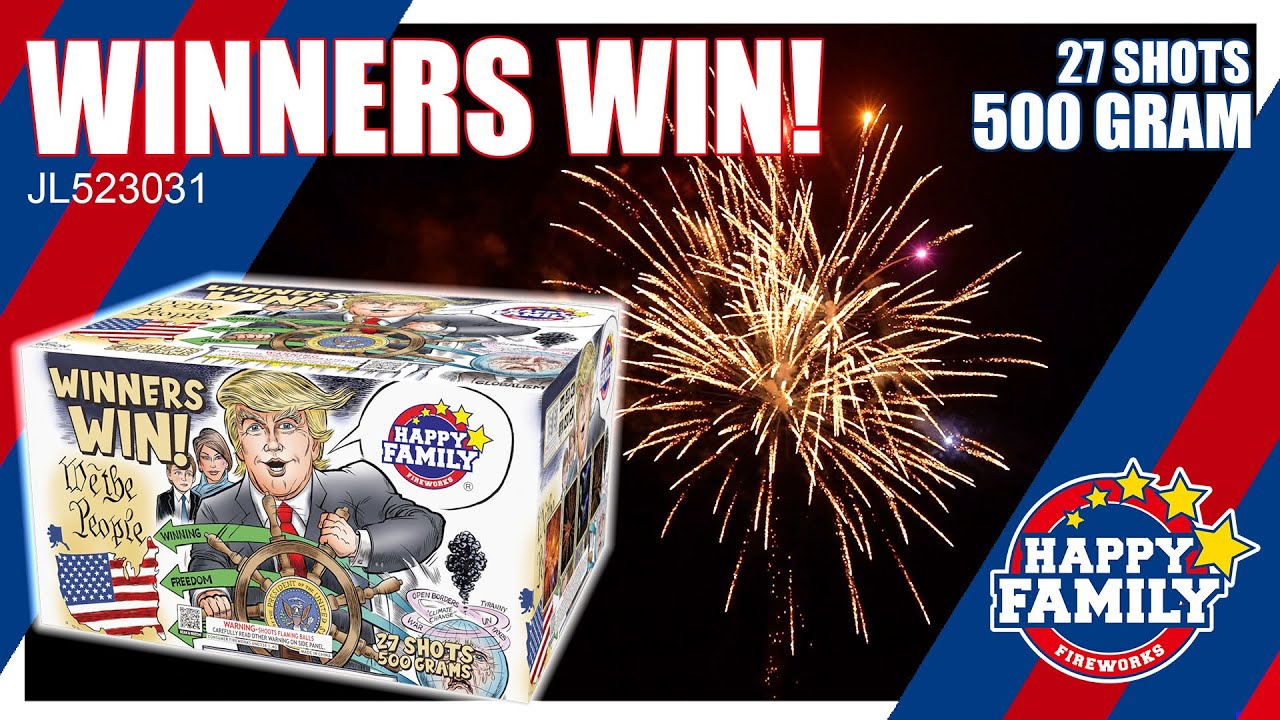 JL523031 WINNERS WIN! from Happy Family Fireworks #fireworks - YouTube