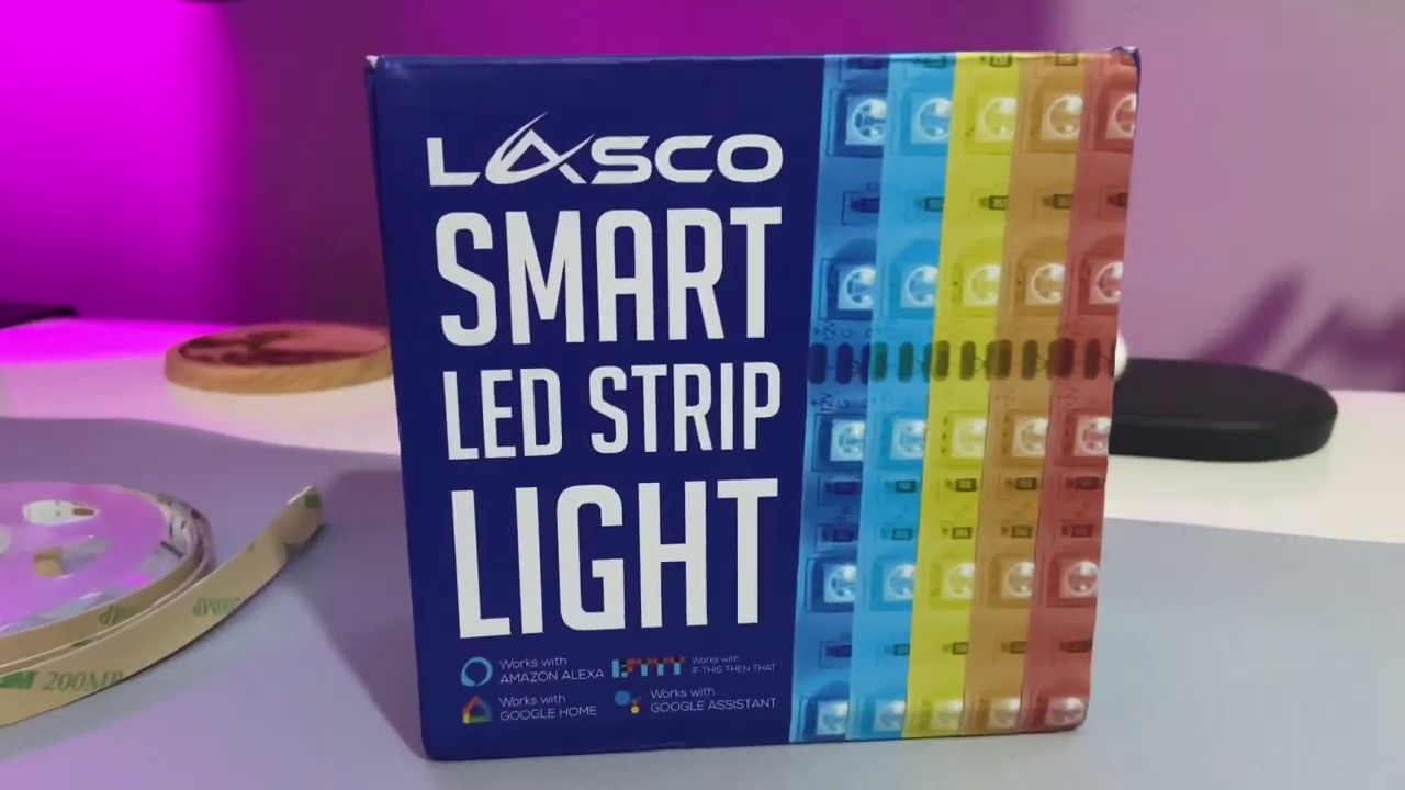 UNBOXING! Lasco Home Smart Led Strip Light - YouTube