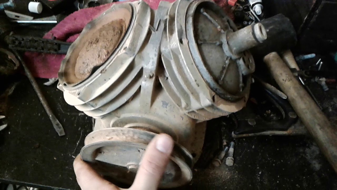 Antique Air Compressor Restoration Part 3 - YouTube