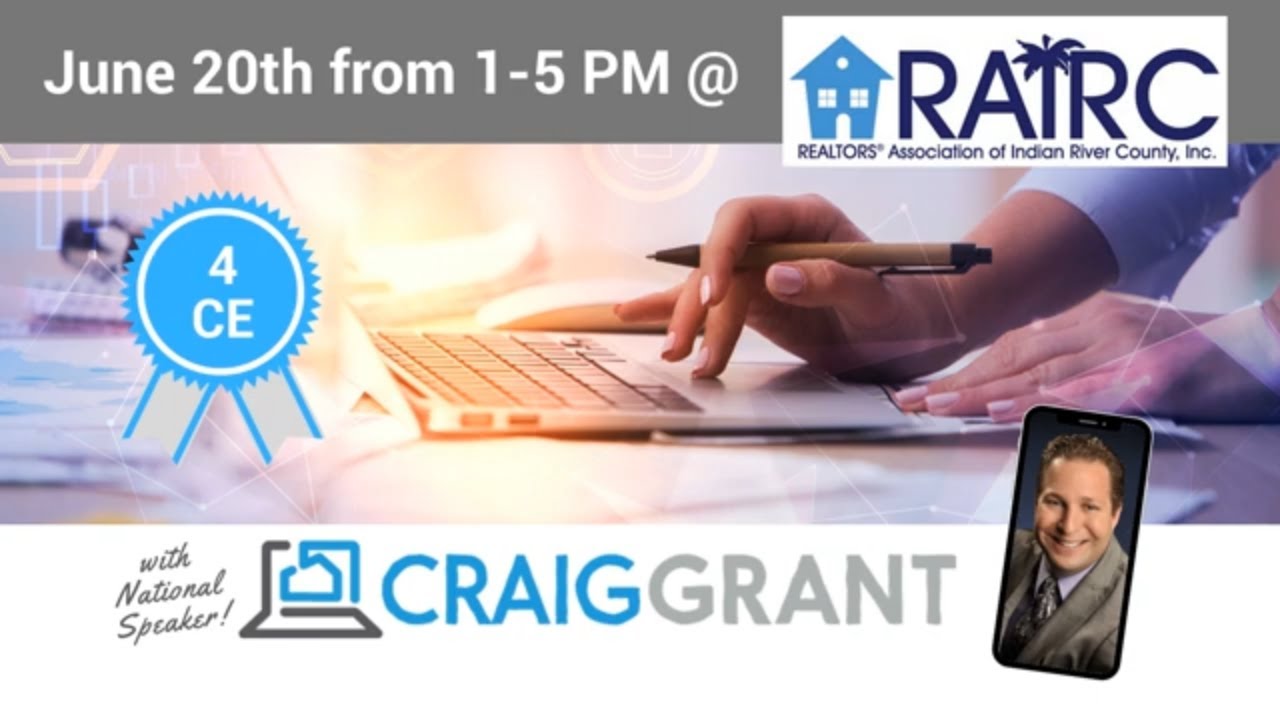 Become an Internet Whiz 4 CE class @ RAIRC on 6-20 with Craig Grant - YouTube