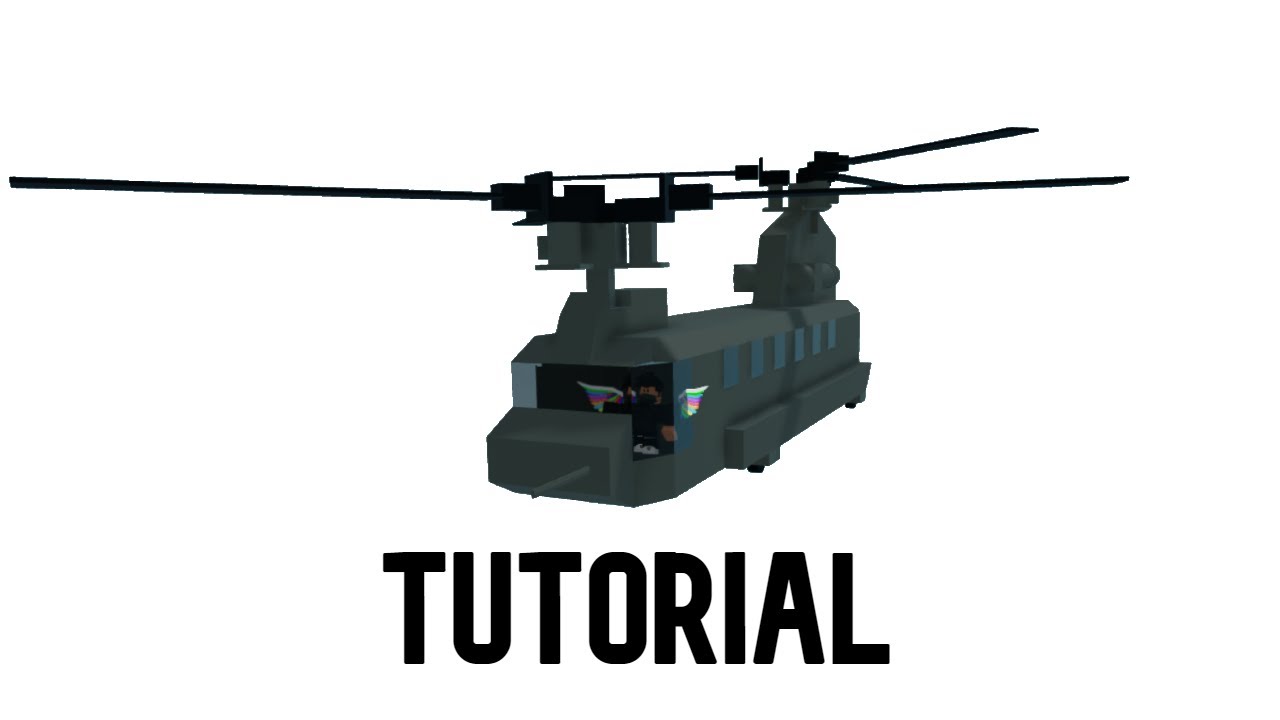 Chinook Helicopter (Outdated read description) | Plane Crazy Tutorial - YouTube