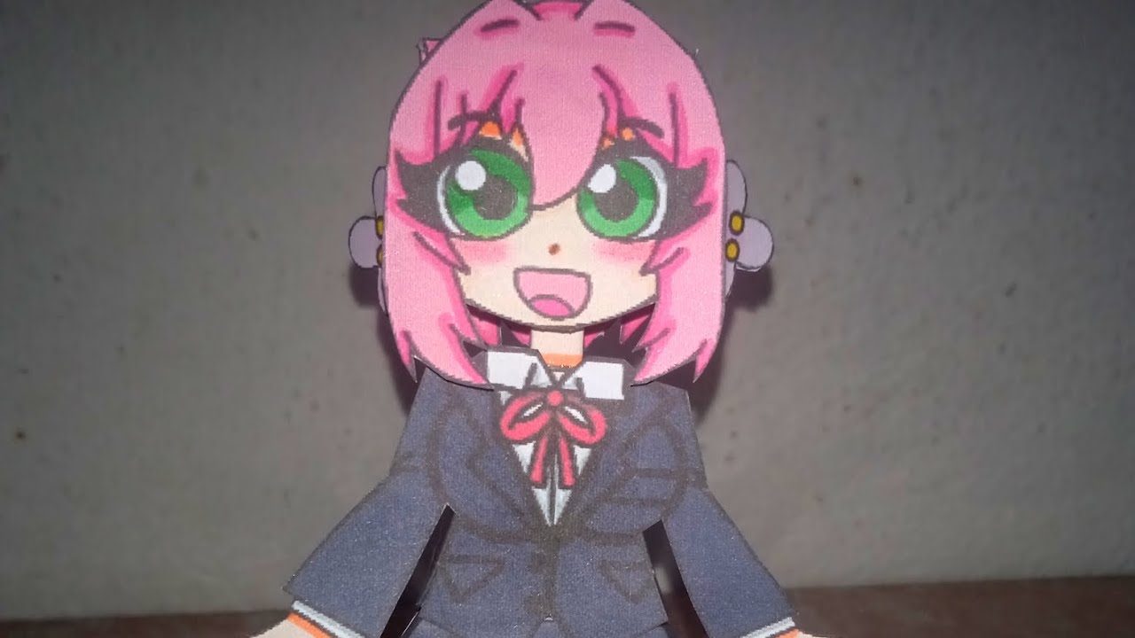 Hakari Hanazono 100 novias papercraft (tutorial) - YouTube