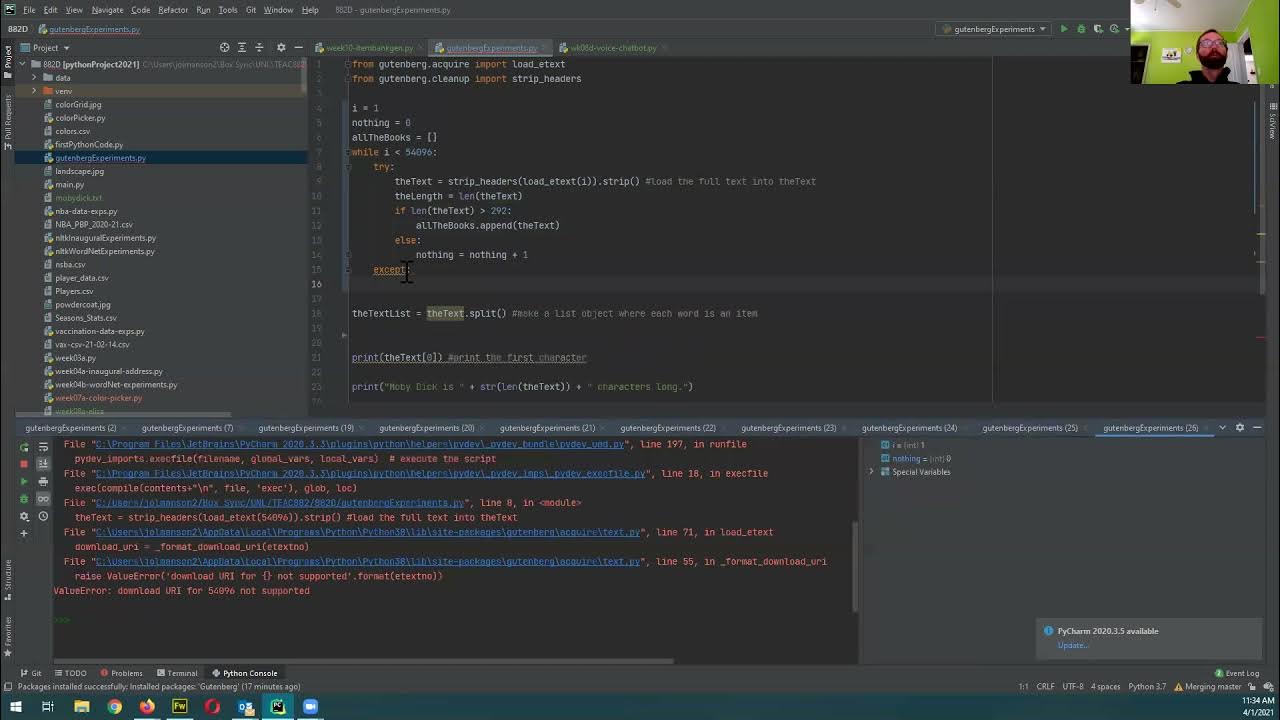 In this video I show how to use the Gutenberg API to harvest books in ...
