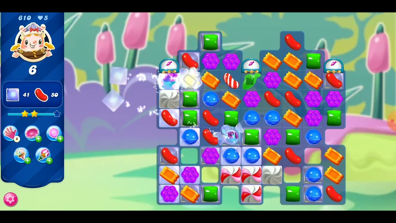 candy crash level 610 - YouTube