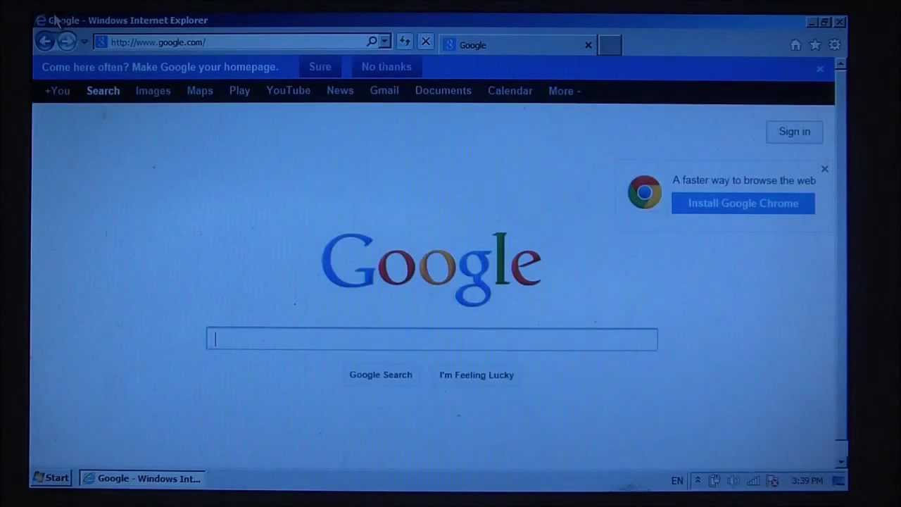 Windows 7 Ultimate 32 Bit on a computer with 1 GB of RAM (HD) - YouTube