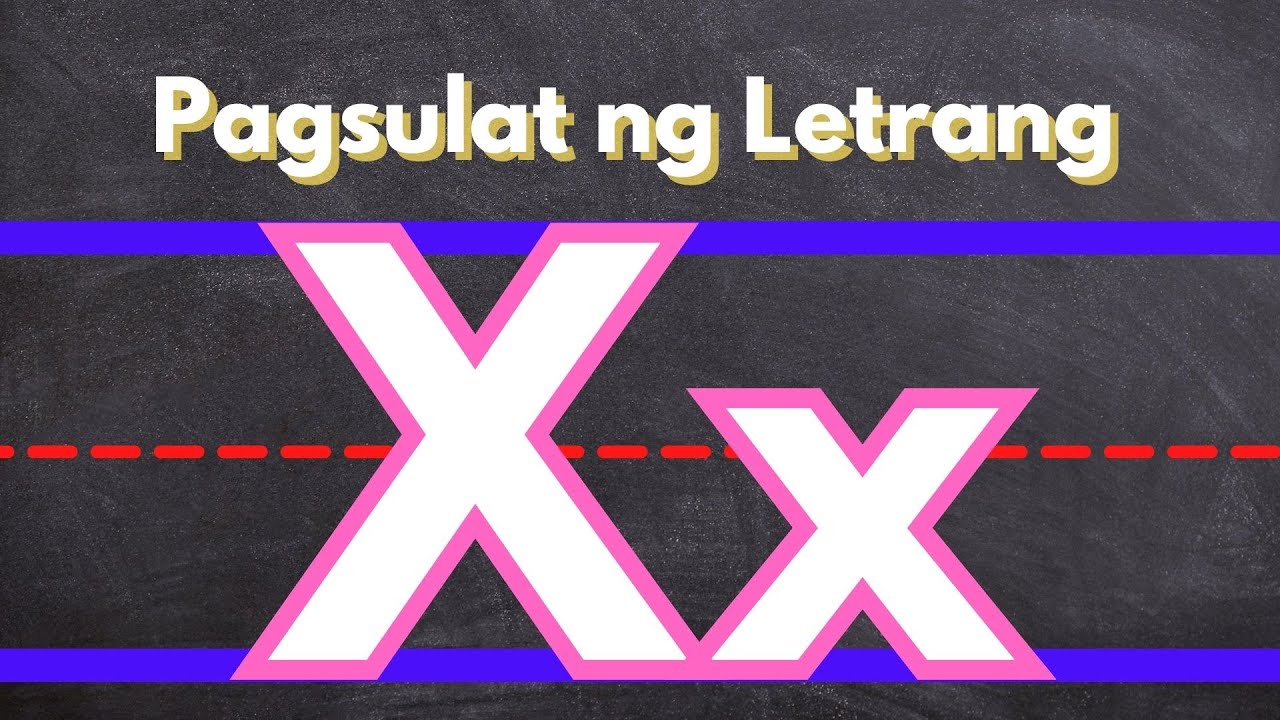 PAGSULAT NG LETRANG Xx | Kinderific TV - YouTube