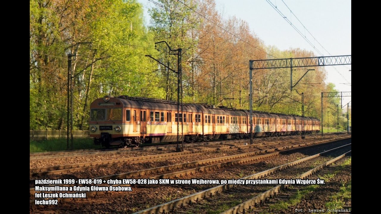 Wspomnienia EW60 i EW58 PKP SKM Polska Gdynia trójmiasto - YouTube