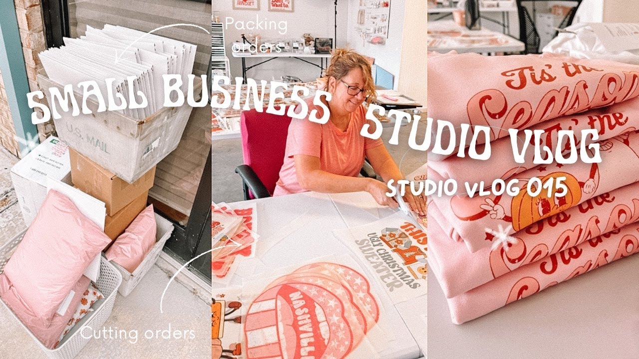 Day in the Life of a Small Business Owner, Studio Vlog 15 - YouTube
