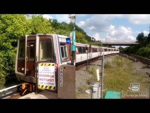WMATA DC : Shady Grove 3K Series Arriving & Departing - YouTube